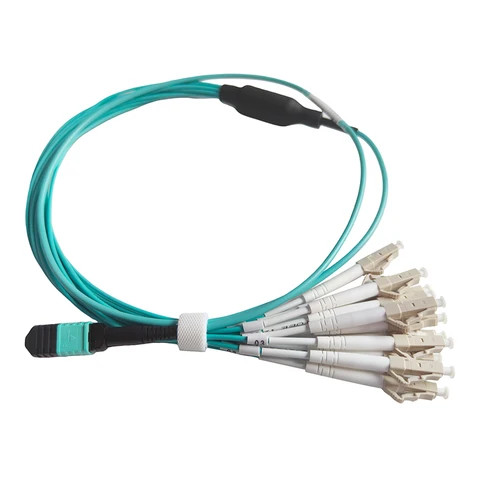 Buy 12-fiber Om3 Om4 Multimode 3mm Lszh Fiber Cable With Mpo Female ...