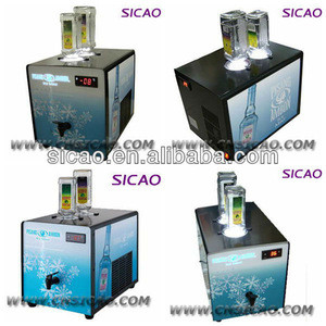 Buy 2 Bottles Liquor Dispenser Chiller, Ice Shot Machine With Tap ...