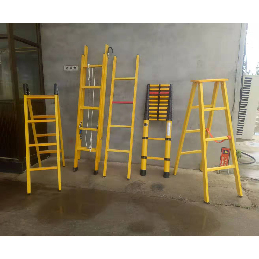 Buy 3m Foldable Easy Store Step Ladder Fiberglass Insulated Ladders ...