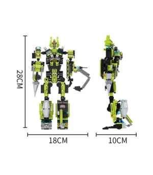Buy 6 In1 Engine Mecha Robot Combination Building Bricks Creative ...