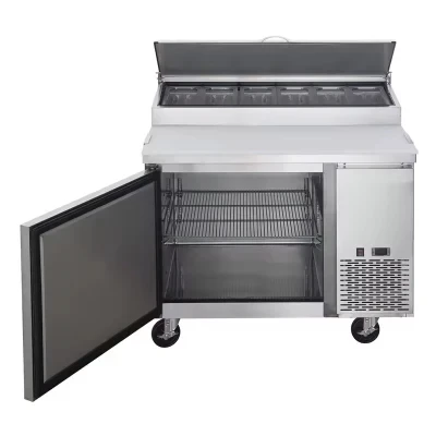 Buy 80cm Factory Pizza Prep Table Display Pizza Top Chiller ...