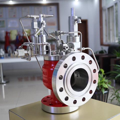 Buy Api526 Din Flange End Pilot Operated Spring Loaded Pressure Safety ...