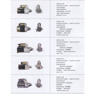 Buy Auto Starter Parts For Gm Daewoo 96208783 Car Starter from Hefei ...