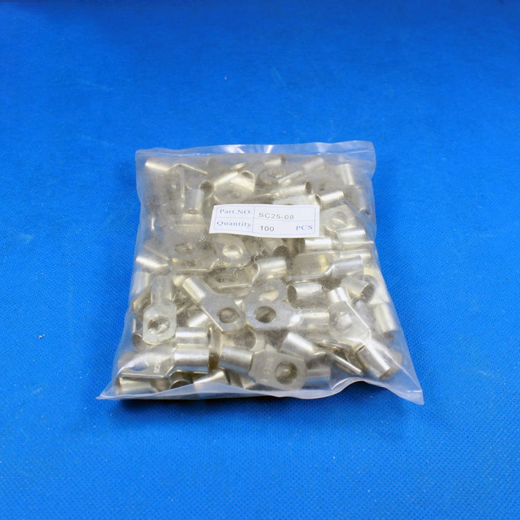 Buy Cable Lugs Terminal Clips Tinned Copper Terminals Connecting Tube ...