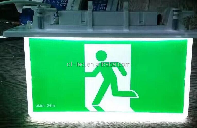 Buy Ceiling Recessed Mounted Led Emergency Light Exit Sign Led ...