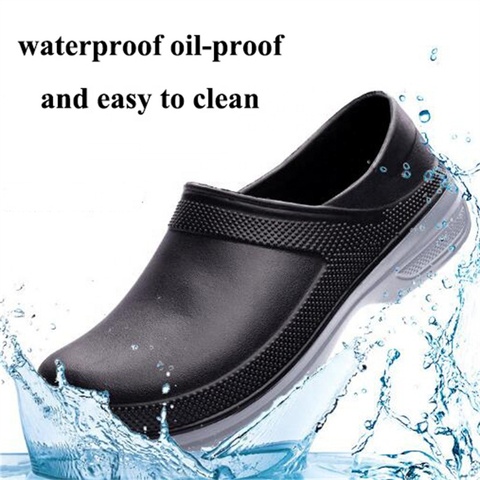Buy Chefs Shoes Kitchen Work Shoes Oil-proof Waterproof Kitchen Workers ...
