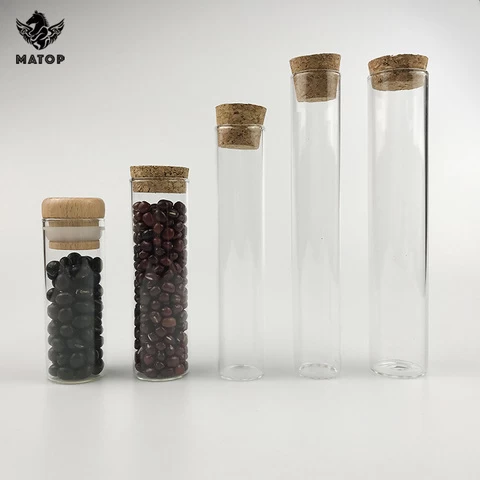 Buy Clear Round Bottom Glass Test Tube With Cork from Shanghai Matop ...