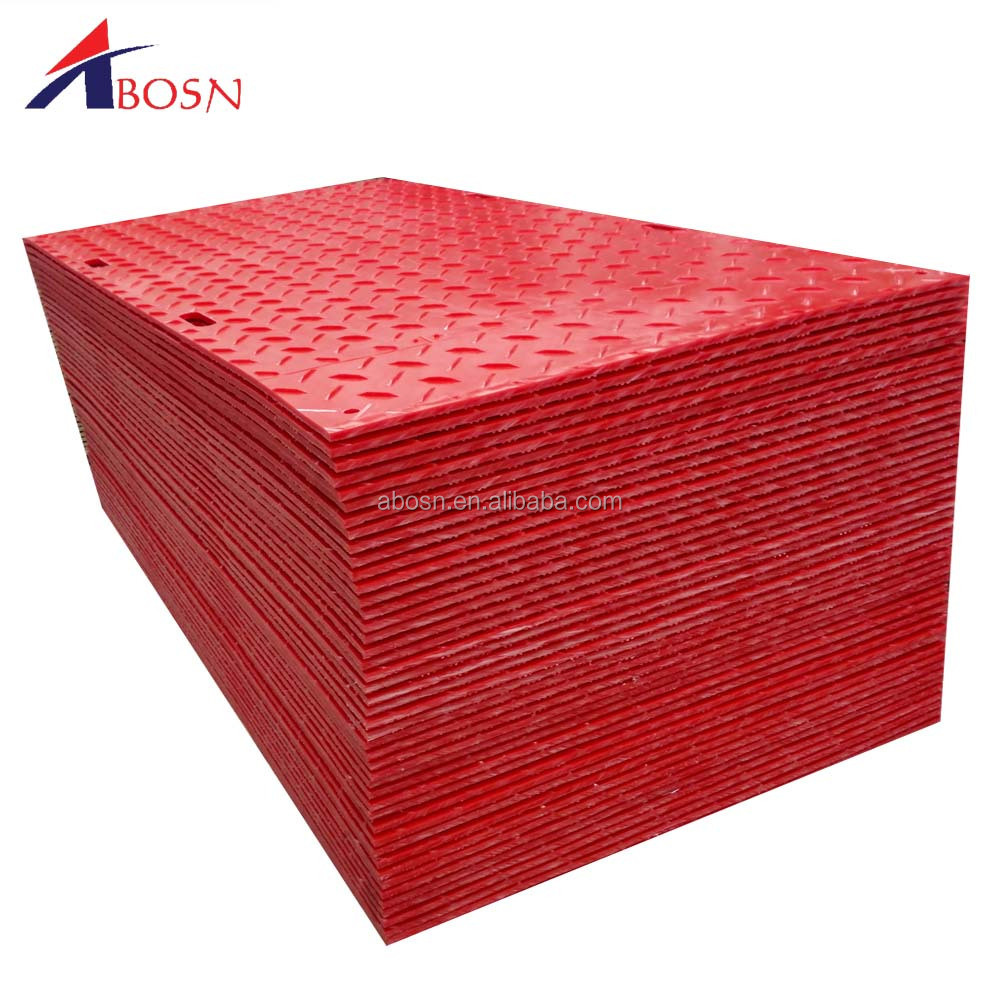 Buy Construction Plastic Road Plates Composite Ground Cover Mats from ...