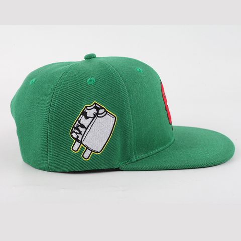 Buy Custom 3d Embroidery Logo Snapback Cap Acrylic Wool Material Flat ...