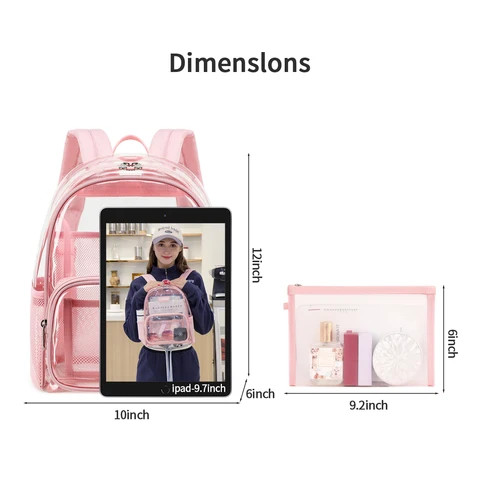 Buy Custom Mini Women Heavy Duty Tpu Transparent Waterproof Clear ...