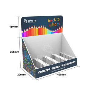 Buy Custom Retail Store Cardboard Pen Display Stands, Tabletop Counter ...