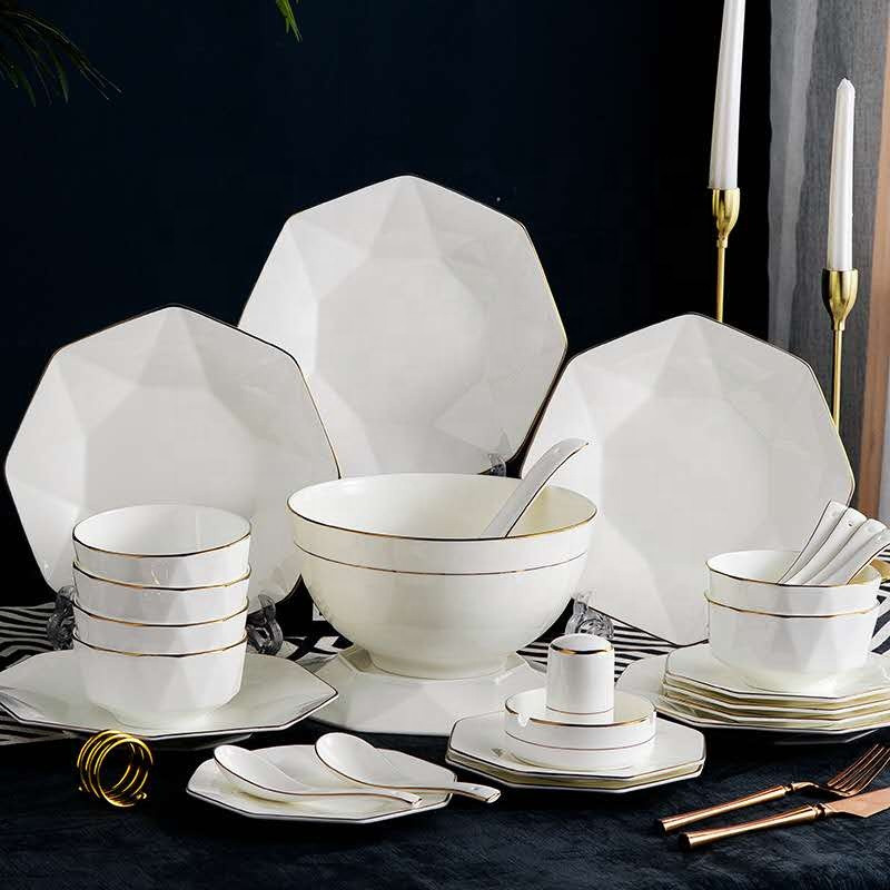 Buy Customized Creative European-style Diamond-shaped Simple Bone China ...