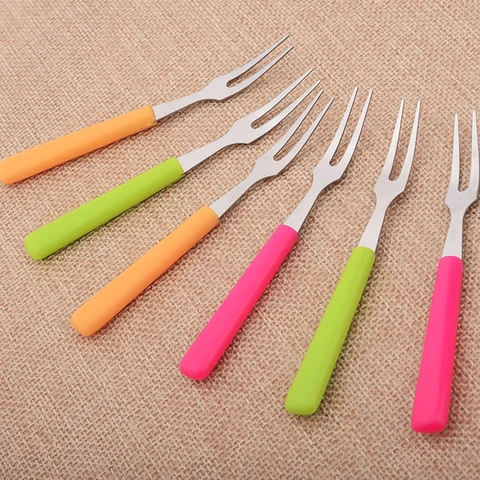 Buy Cute Princess Shape Stainless Steel Fruit Forks For Child Dessert ...