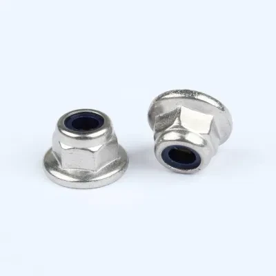 Buy Din6926 Ss304 Carbon Steel Flange Lock Nuts With Nylon Insert from Handan Zhengfa Technology ...