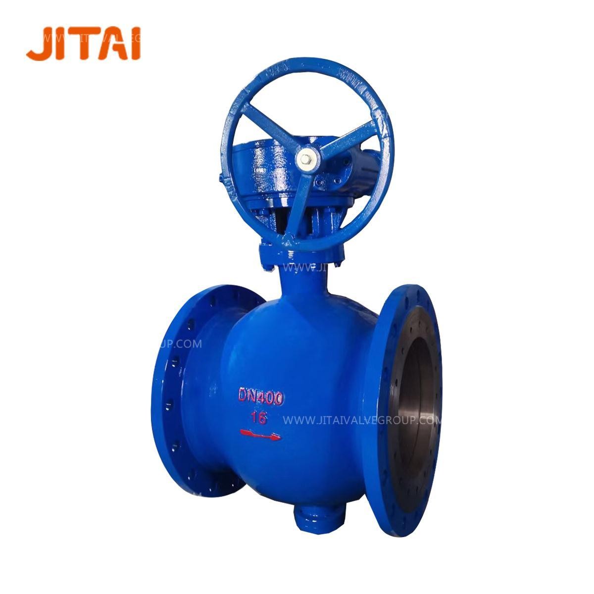 Buy Dn350 Flange End Motorized Control V Notch Segmented Ball Valve ...