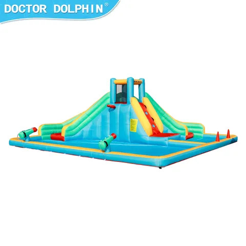 Buy Doctor Dolphin Custom Pool Throwing Circle Inflatable Water Slide ...