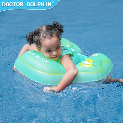 Buy Doctor Dolphin Lying Circle Pvc Swim Ring Baby Float Pool Floating ...
