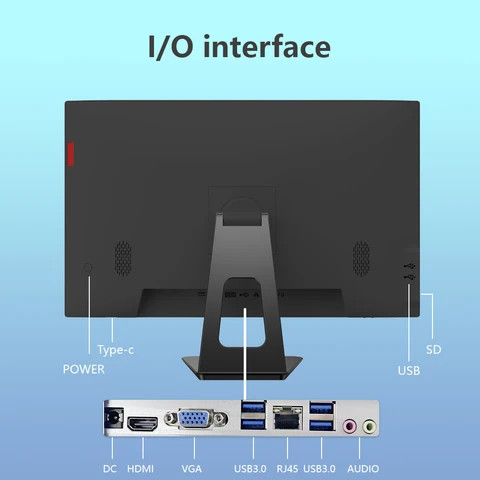 Buy Factory All In One Pc 23.8 Inch All-in-one Pc Oem Brand Computer I3 ...