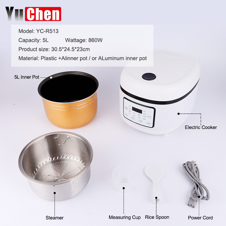 Buy Factory Oem 5l Rice Cooker Multi-functional Rice Cooker Re-sugar ...