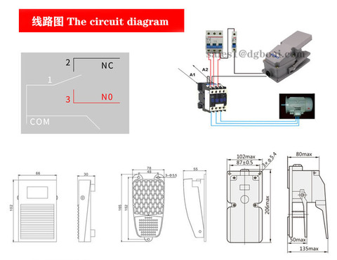 Buy Field Switch Sales Normally Open Type Foot Switch/single Pedal ...
