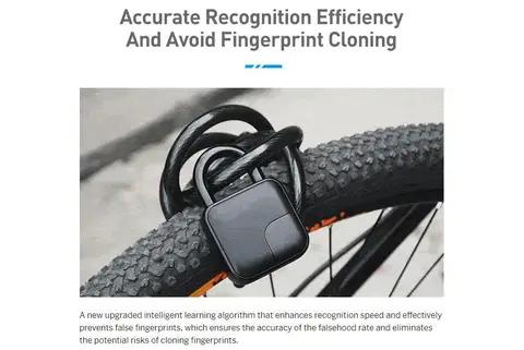 Buy Finger Print Smart Fingerprint Padlocks With Fingerprint Padlock ...