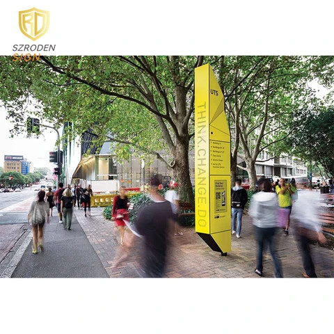 Buy Freestanding Outdoor Directional Pylon Sign Board Wayfinding ...