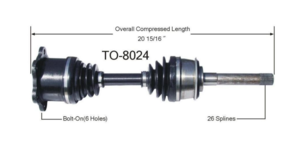 Buy Front Drive Shaft 43430-35010,43430-35011,43430-26013,43430-35012 ...