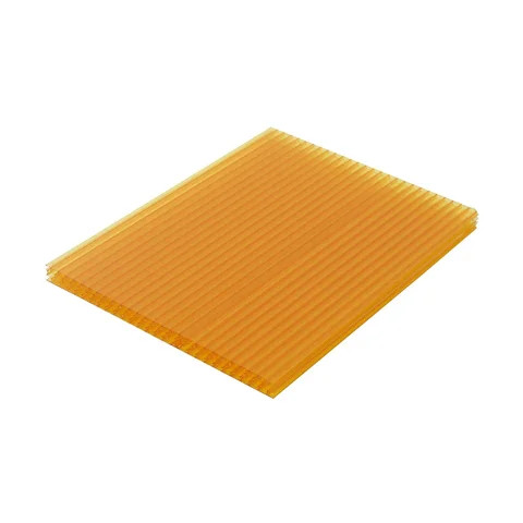 Buy Green Corrugated Uv Double Wall Polycarbonate Hollow Sheet Pc ...