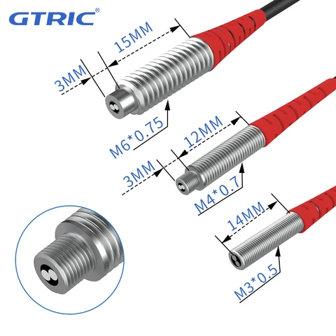 Buy Gtric M6 Fiber Optic Sensor Probes Through-beam Can Be Oem ...