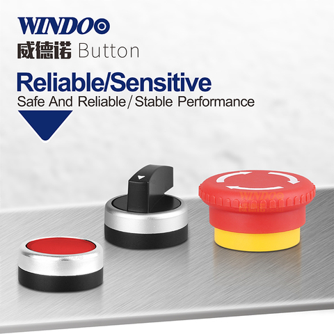 Buy La38 Series 22mm Waterproof Selector Push Button Switch Direct ...