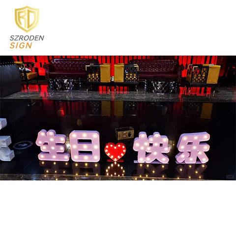 Buy Led Marquee Letter Open Face Channel Letter Bulb Channel Letter ...