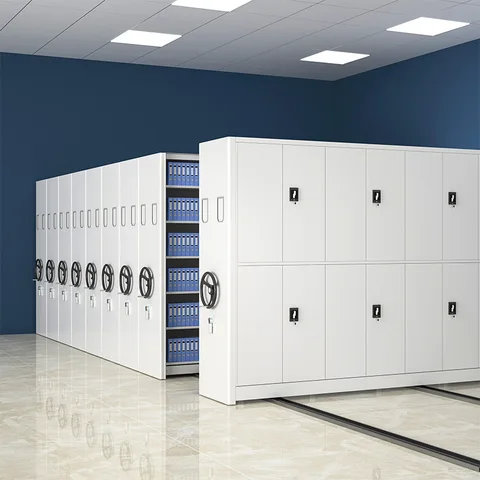 Buy Library Book Document Steel Compactor Mobile Shelf System Office ...