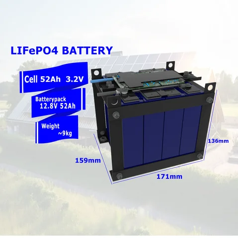 Buy Lisha Factory Direct Selling Rechargeable Lifepo4 12.8v 52ah ...