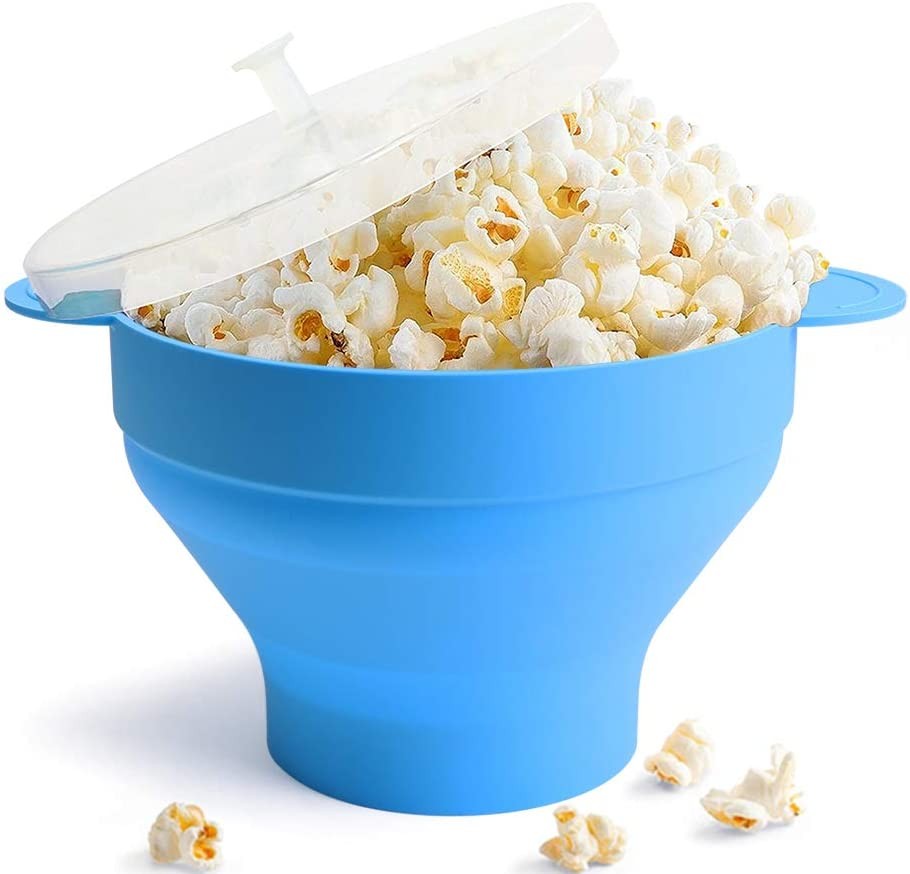 Buy Magic Microwave Popcorn Popper Maker Bowl Fold Bucket Bowl Diy ...