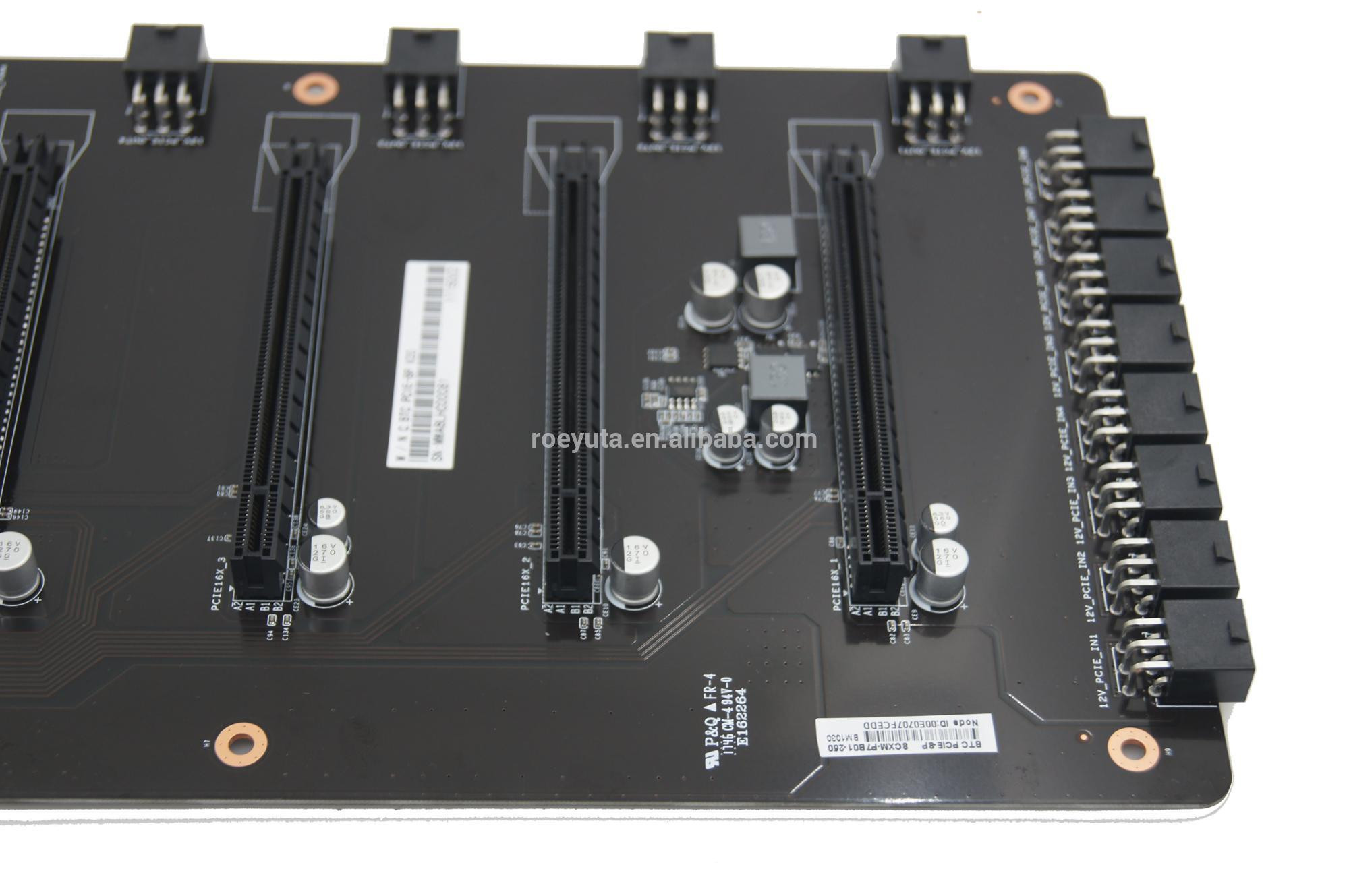 Buy Mining Motherboard 8 Gpu Cards Cpu Miner Machine 6gpu 12 Gpu Eth ...