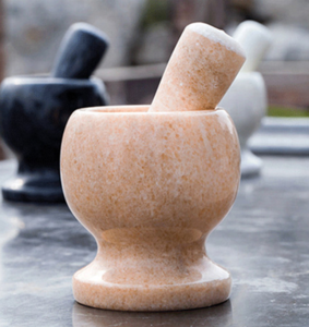 Buy Natural Marble Grinder With Pestle Kitchen Cooking Tools Factory ...