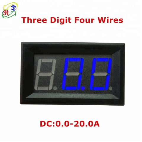 Buy Rd Digital Ammeter Analog Blue Led Display Dc Current Panel Meter ...