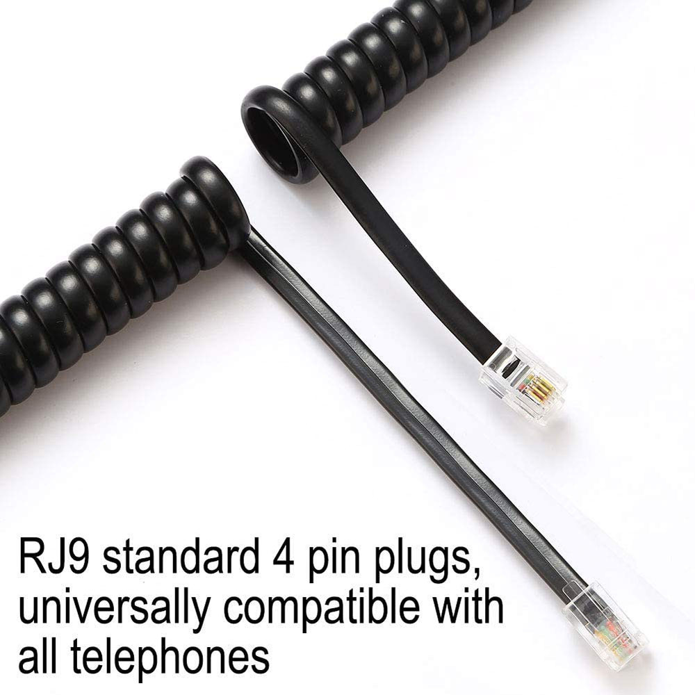 Buy Rj9 Male To Rj9 Male 4p4c Extension Telephone Landline Cord Handset ...
