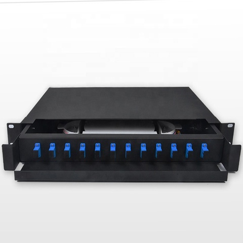 Buy Sc Fc Patchcord Pigtail Rack Mount Moving Sliding 12 Core Fiber ...