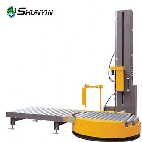 Buy Semi And Full Auto Pallet Stretch Wrapping Machine With Roller ...