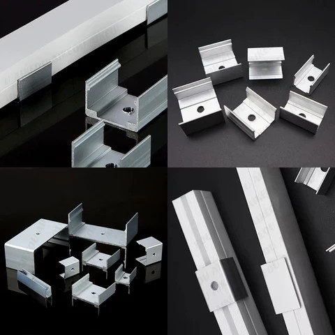 Buy Silicone Mounting Bracket Clip Fastener Fixing Neon Led Strip Light ...