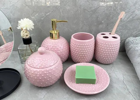 Buy Smart Bathroom Accessories With Bamboo Bathroom Accessories Set ...