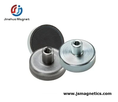 Buy Strong Ceramic Ferrite Pot Magnet Y30bh Ferrite Magnet Base Housing ...