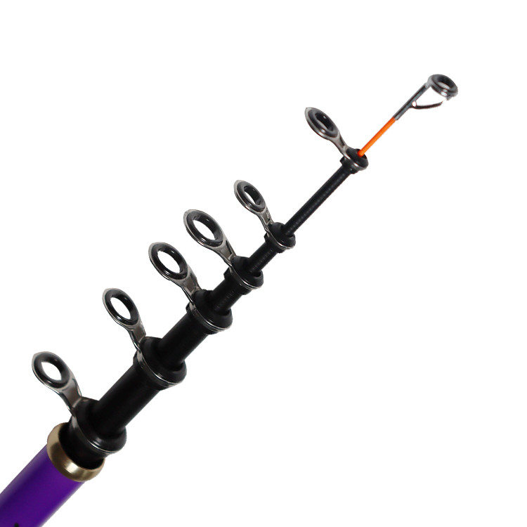 Buy Super Strong Purple Sea Fish Rod China Fishing Telescopic Spinning ...