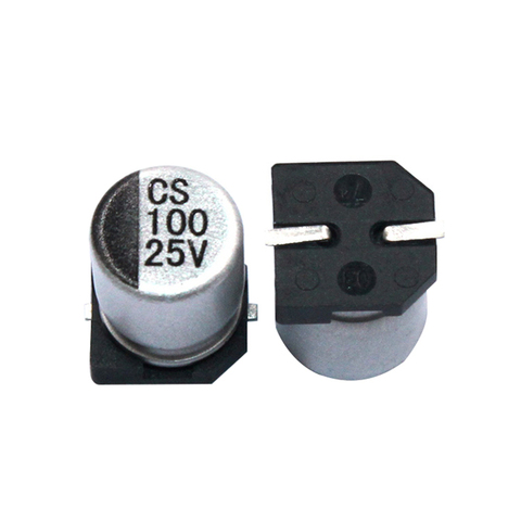 Buy Surface Mount Smd Electrolytic Capacitor 25v 100uf Chip Capacitor ...