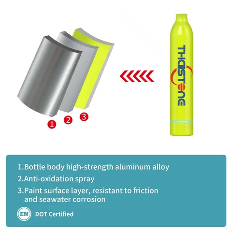 Buy Thaistone New Model Portable 0.5l Scuba Diving Tank Diving Bottle ...