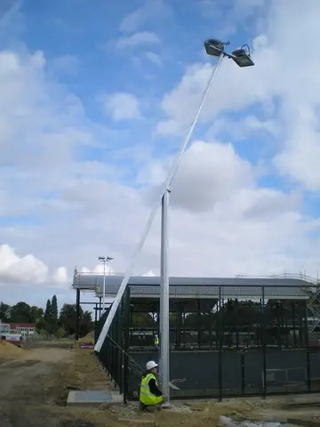 Buy Tiltable Poles, Tilt Down Hinged Pole,monopole,cctv Camera Pole ...