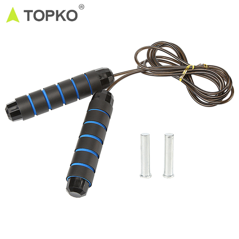 Buy Topko Lightweight Pvc Jumping Rope Custom Logo Foam Handle ...