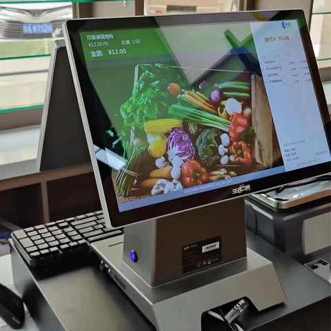 Buy Tp Touch Screen Dual Screen Pos System Payment Terminal Till ...