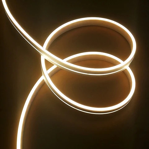 Buy Ultra Slim Side Bend Led Neon Light Ip67 Waterproof 04*08mm Milky ...